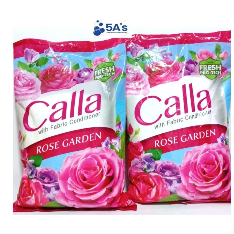 CALLA ROSE GARDEN 1.6 KG with FABRIC CONDITIONER DETERGENT POWDER ...