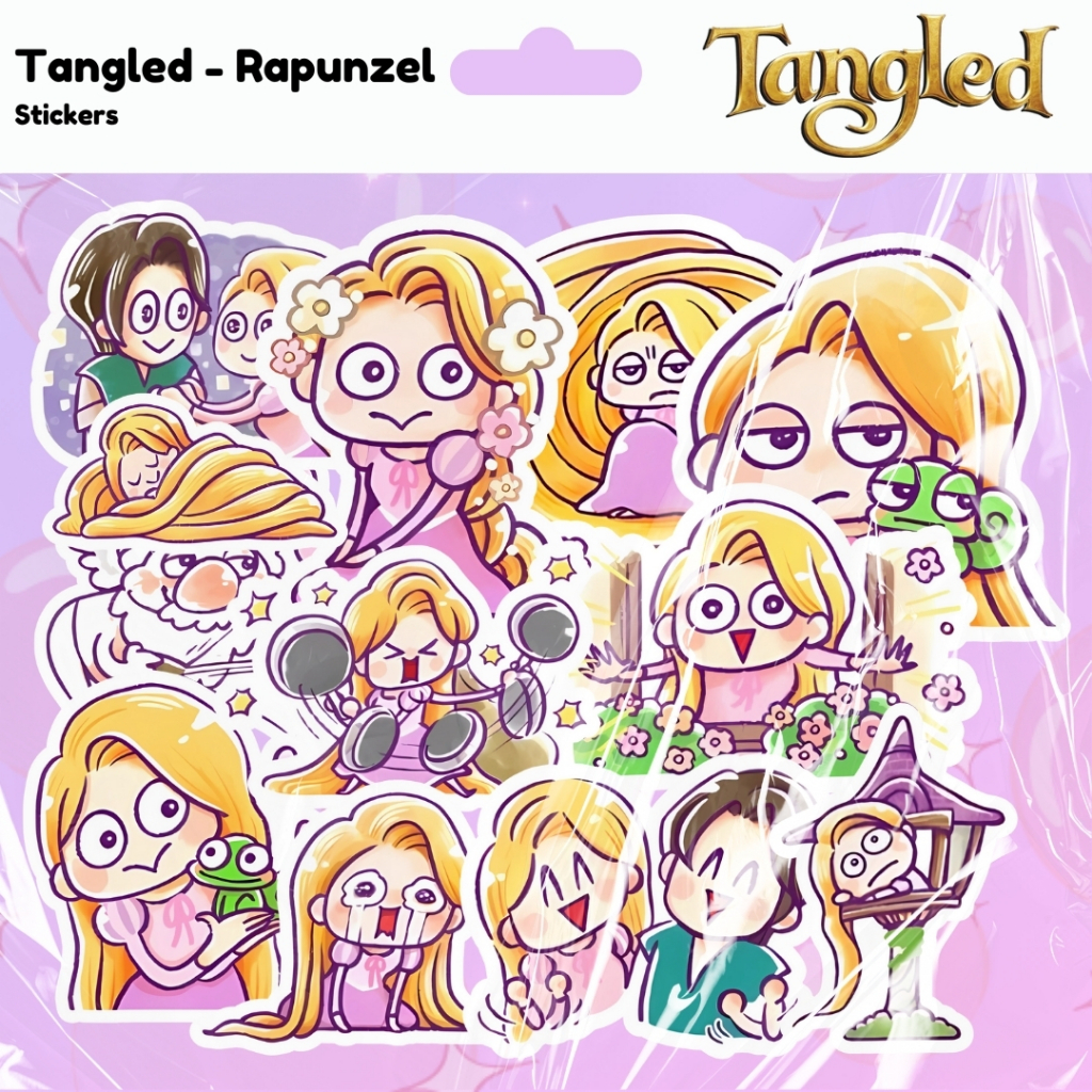 Tangled Rapunzel Stickers - Disney Princess [waterproof Stickers ...