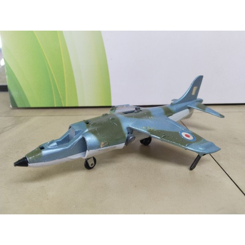 Dinky Toys HARRIER GR MK1 722 Fighter Jet Airplane Made in England ...