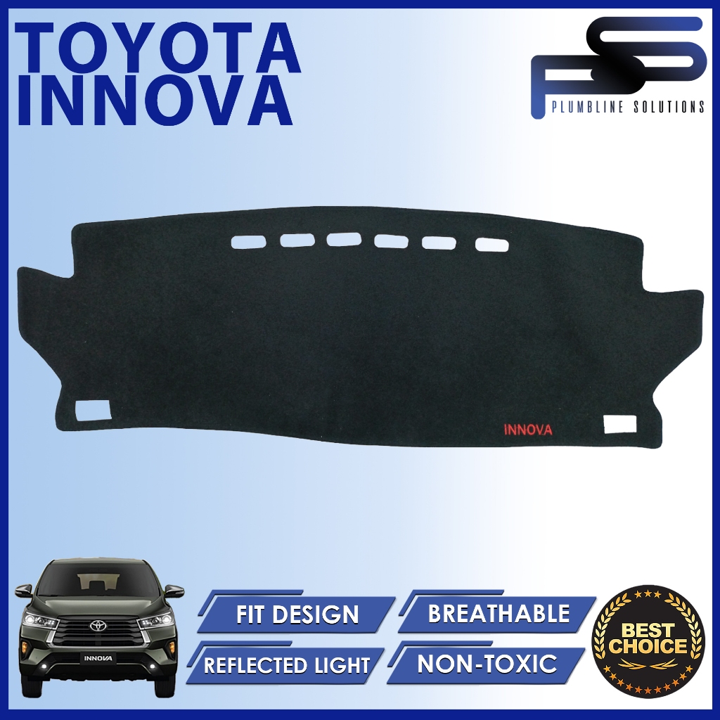 Toyota Innova Aug 2016 - 2022 Dashboard Cover Dashmat Dash Mat Carpet ...