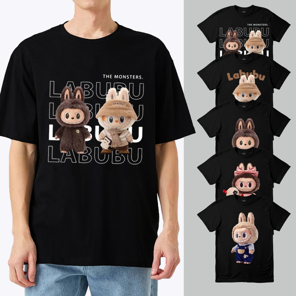 LABUBU Premium Cotton Shirt Newest Design Round Neck Short Sleeve ...