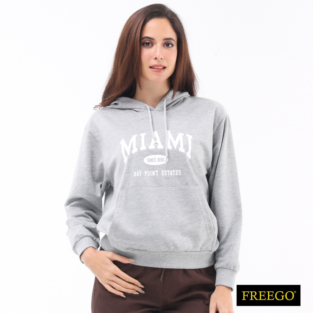 Freego Ladies Long Sleeve Jacket W/ Hood APT10-0049 | Shopee Philippines