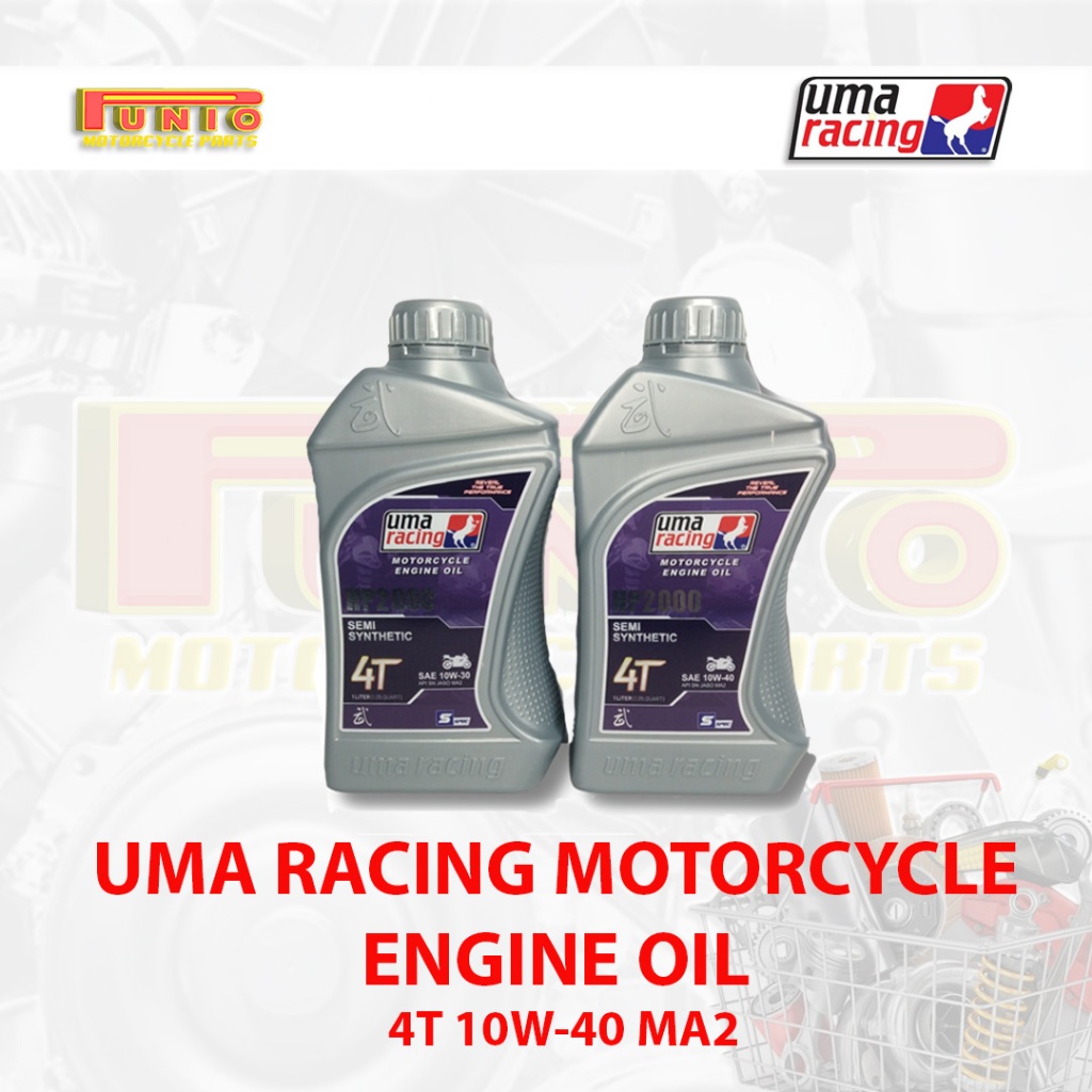 NEW! UMA Racing Motorcycle Engine Oil 4T (Universal) Semi-Synthetic SAE ...