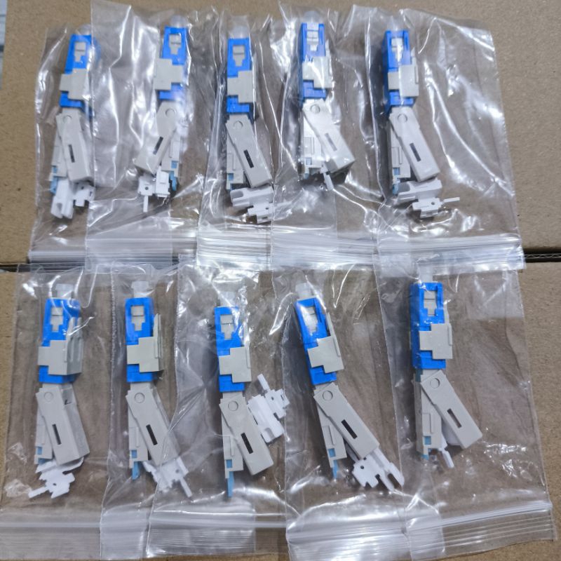 GMFTEL SC CONNECTOR (UPC) 10PCS PER BUNDLE (BRANDNEW) FTTH FIBER FAST ...