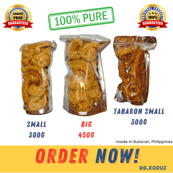 SPECIAL 100% BIG BAGNET Gawang Bulacan 450grams Crispy Salted Fried ...