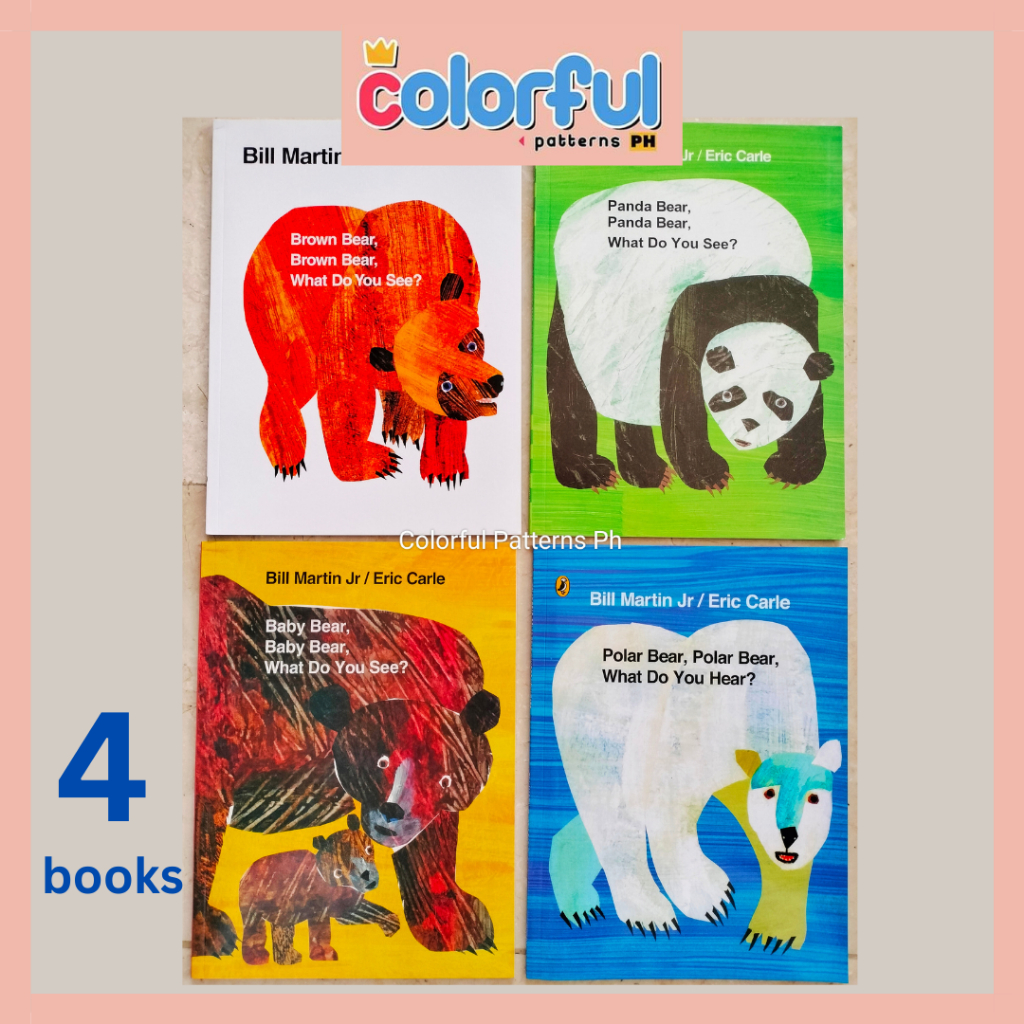 Brown Bear Collections (4 books in a set) Eric Carle | Shopee Philippines