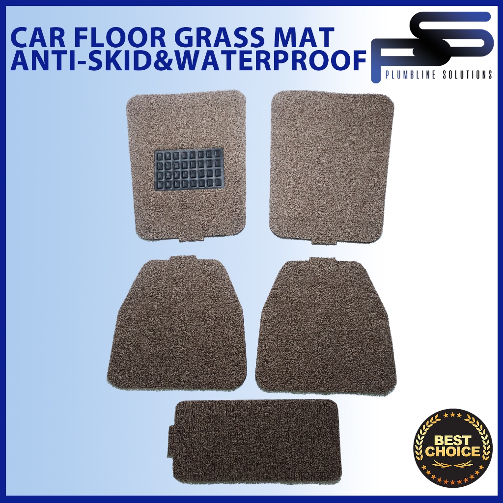 Universal Deep Dish Car Floor Matting ( Spaghetti / Coil ) 5pcs per Set ...