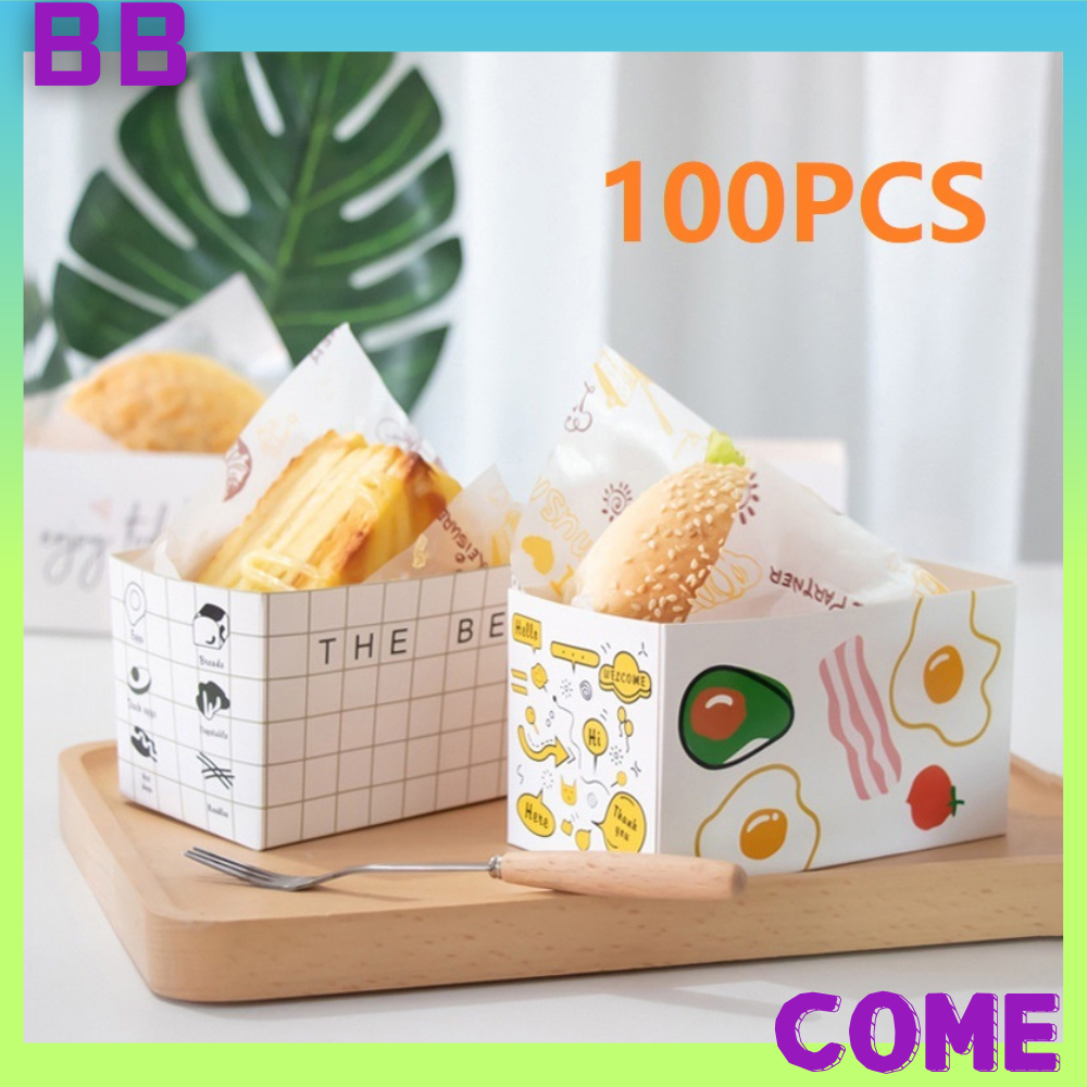 Sandwich Box Toast Bread Sandwich Packaging Box Egg Drop box toast box ...