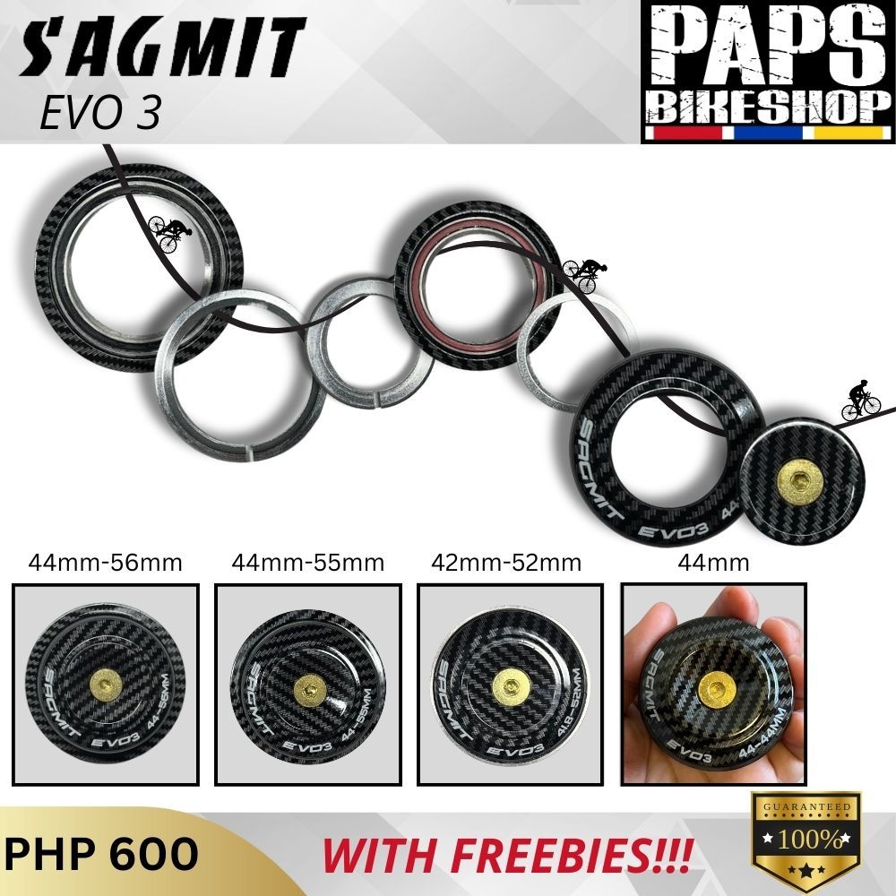 SAGMIT EVO3 HEADSET CARBON DESIGN | Shopee Philippines