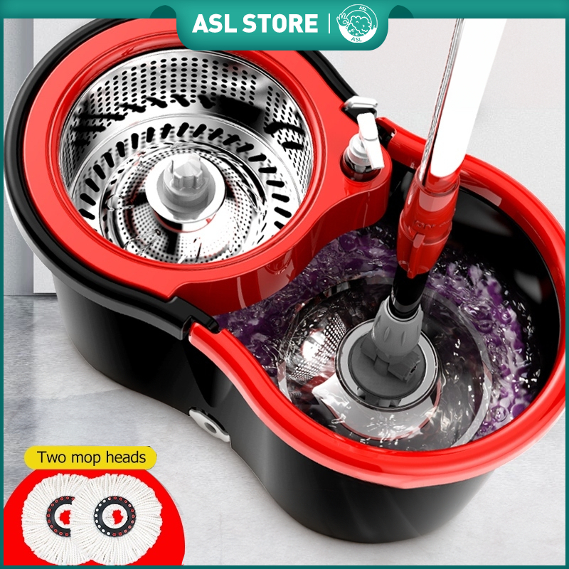 ASL Magic Tornado 360° Spin Mop With Spinner Map Floor Cleaning Heavy ...