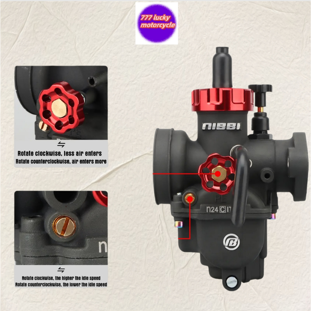 Nibbi Carburetor19MM/22MM/24MM With Flange/Bolted/Plunger Type ...