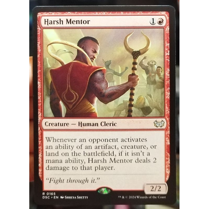 Harsh Mentor (Magic the gathering) | Shopee Philippines