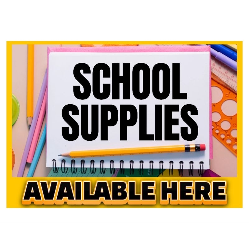 store signage school supplies | Shopee Philippines