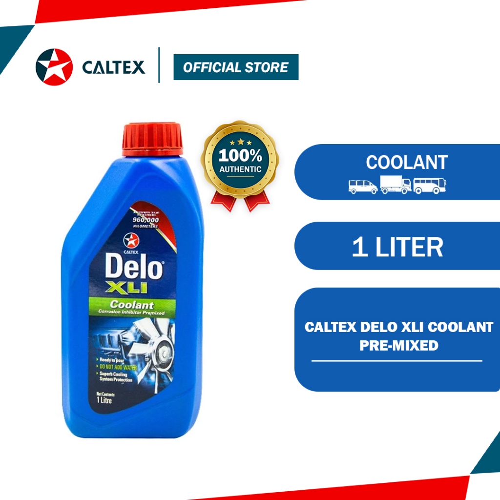 Caltex Delo XLI Coolant Pre-mixed 1 Liter | Shopee Philippines