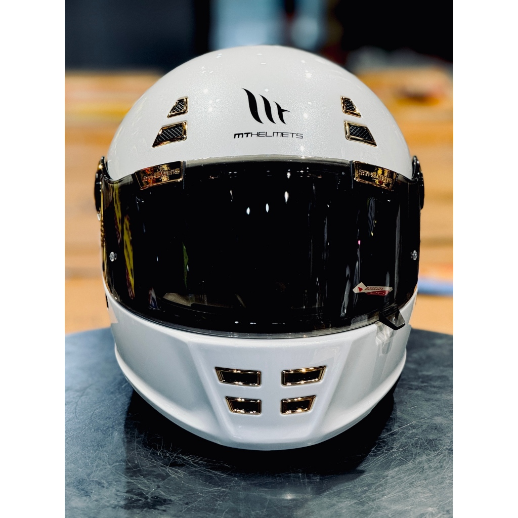MT Jarama Helmet For Motorcycle Full Face Single Visor with Free Extra Clear Visor | Shopee ...
