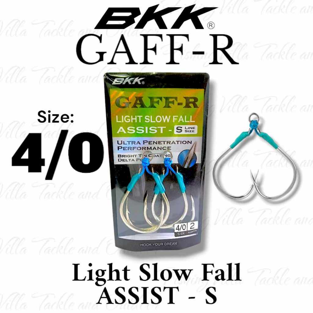 BKK GAFF-R (S) Light Slow Fall Assist Jigging Assist Hooks | Shopee ...