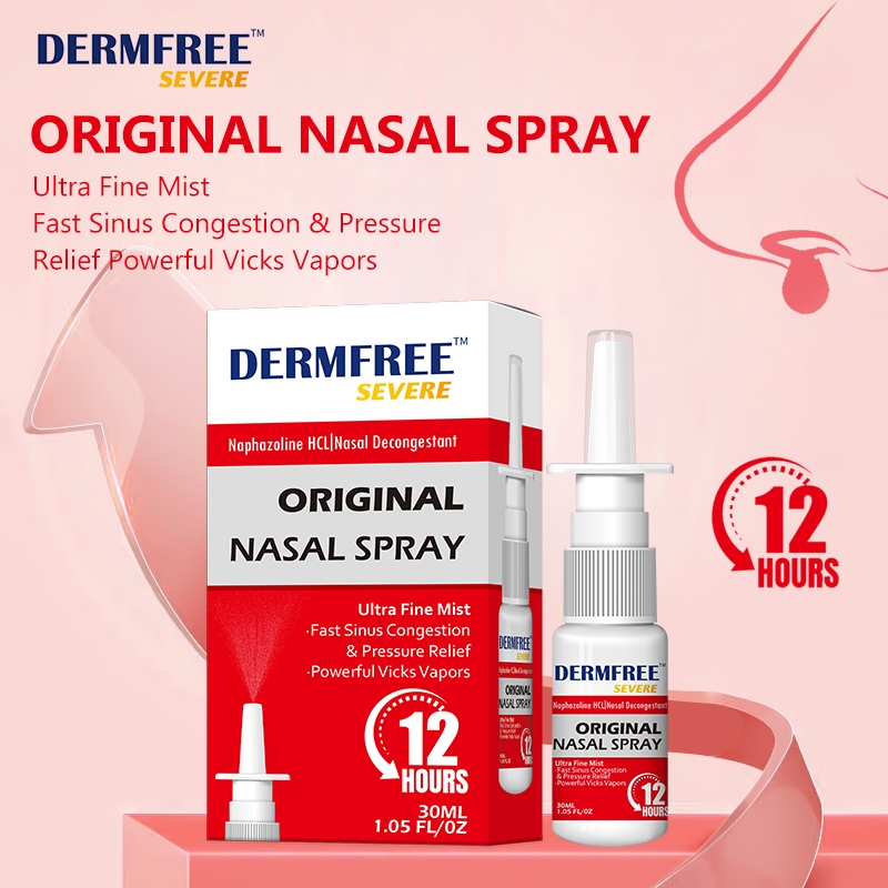 DERMFREE Chronic Rhinitis Nasal Spray, Sinusitis Spray, Herbal Rhinitis ...