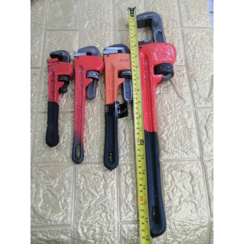 Adjustable Pipe Wrench Yabe Tubo | Shopee Philippines