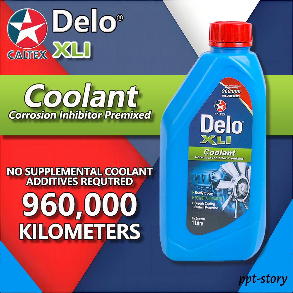 Delo Xli Coolant 1L Corrosion Inhibitor Premixed（Green）Long Life ...