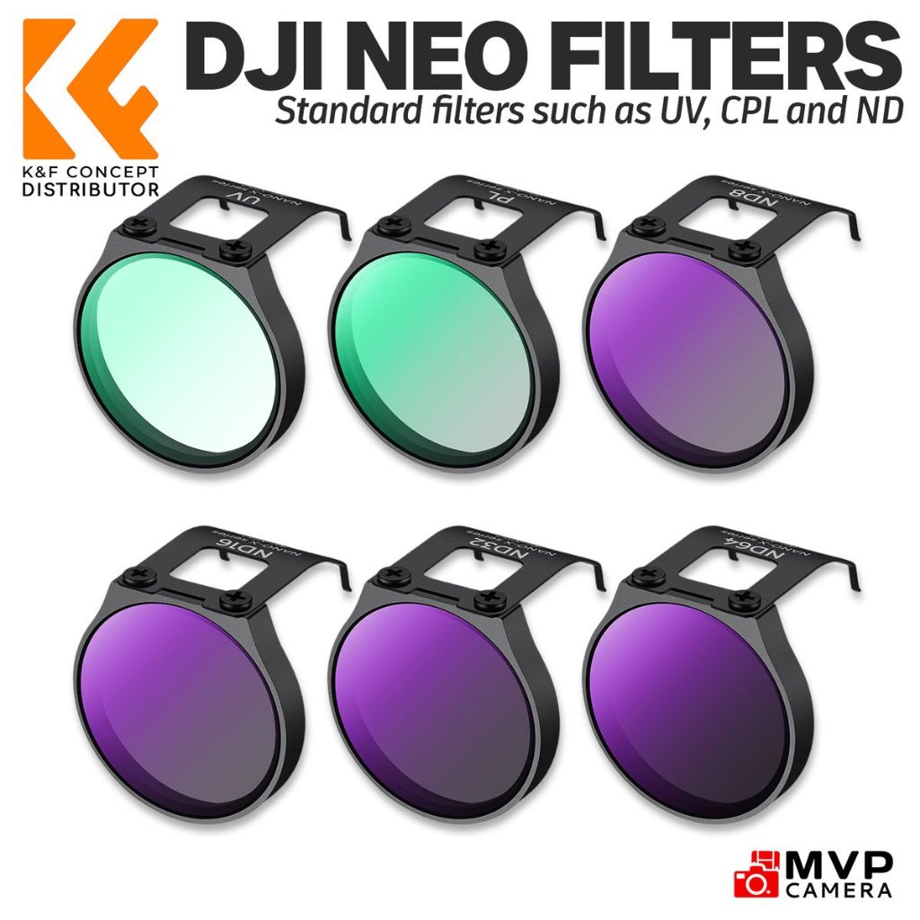 K&F KF CONCEPT DJI NEO UV CPL ND Filter Kit KF01.2828 SKU.2329 SKU.2332 SKU.2331 MVP CAMERA ...