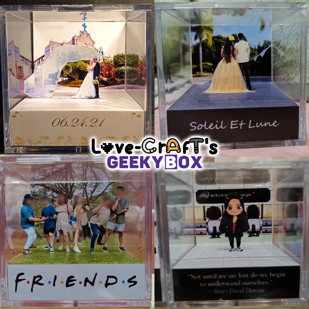 Love-CrAfT's GeekyBox - Nostalgia Diorama Cube - Personalized Figure in ...