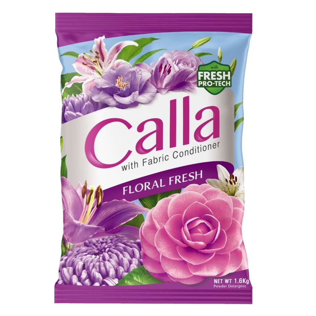 Calla Laundry Detergent Powder Floral Fresh 1.6kg | Shopee Philippines