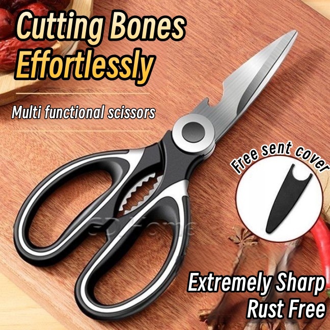 Stainless Steel Kitchen Scissors Multipurpose Kitchen Tool Shears ...