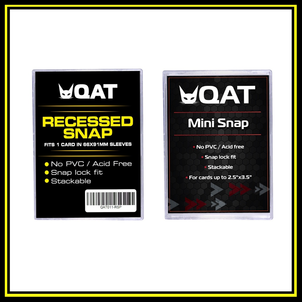 [QAT] Mini Snap & Recessed Snap. For Magic Commander, One Piece Leader ...