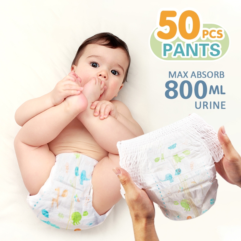 Korean Baby Diaper Tape 50's NB S M L XL XXL XXXL Imported Disposable Diapers for Baby | Shopee ...