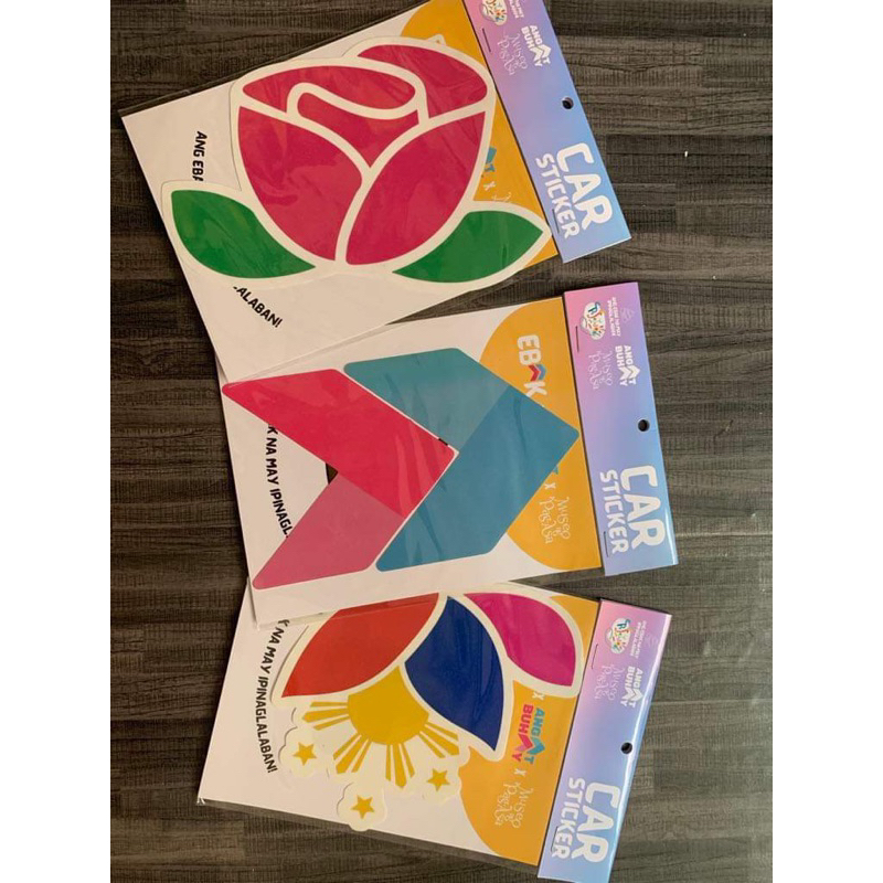 Angat Buhay & Rosas Logo CAR VINYL STICKER BIG (Water Proof) | Shopee ...