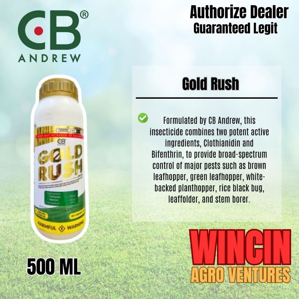 Gold Rush CB Andrew 500ml Insecticide | Shopee Philippines