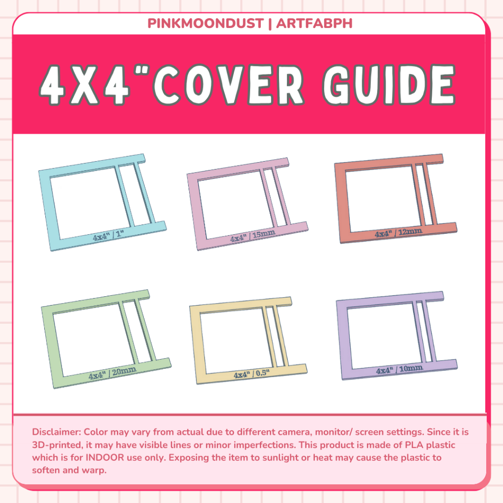 4x4" Cover Guide / Book Making template / Guide for Bookbinding ...
