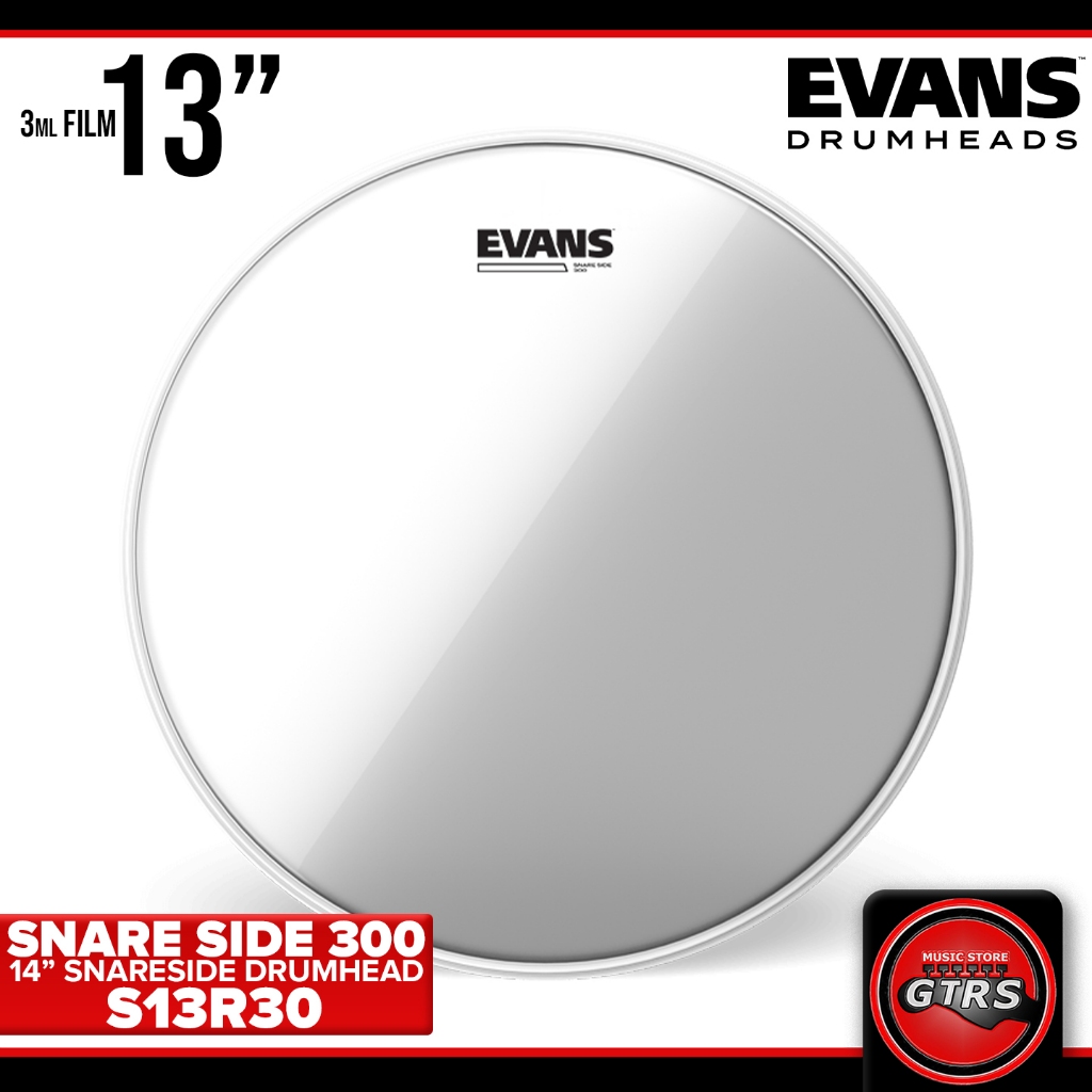 Evans - Snare Side 300 Series 14 inches or 13 inches Snare Side Drum ...