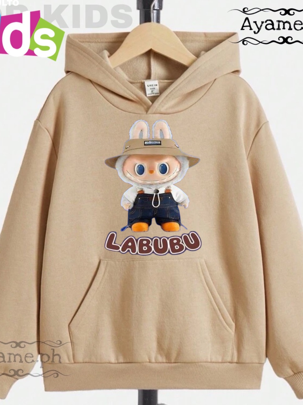 labubu hoodie jacket for kids cotton unisex | Shopee Philippines