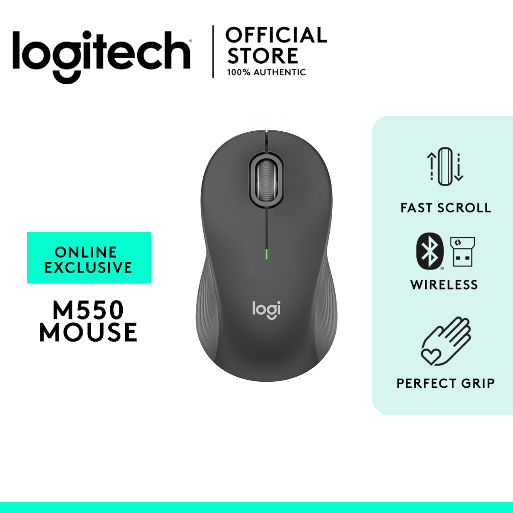 Logitech Mouse Signature M550 Silent Wireless USB Mouse PC | Mac ...