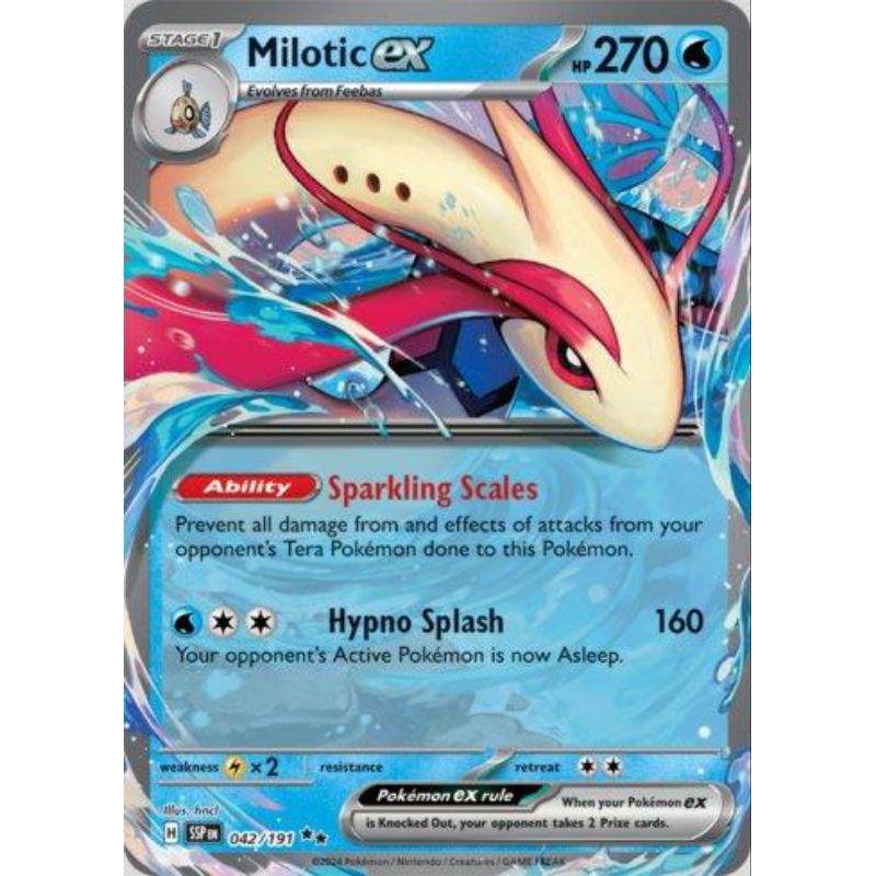 Pokemon Card, Milotic ex 042/191, Ultra Rare. (ENGLISH TYPE) | Shopee ...