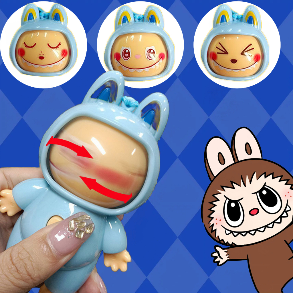 Dragon Baby New Labubu Changing Face Toys for Kids INS Style Cute ...