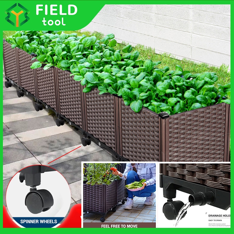 Balcony planting box, combined flower box, deepening box, vegetable box ...