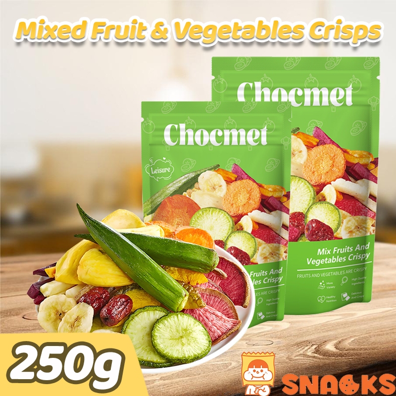 CHOCMET Dried Fruits And Vegetables Mixed Crispy Vegetable 12 in 1 ...