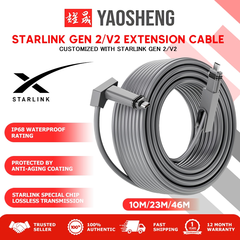 10M/23M/46M Starlink Gen 2/ V2 Starlink Satellite Internet Set Outdoor ...