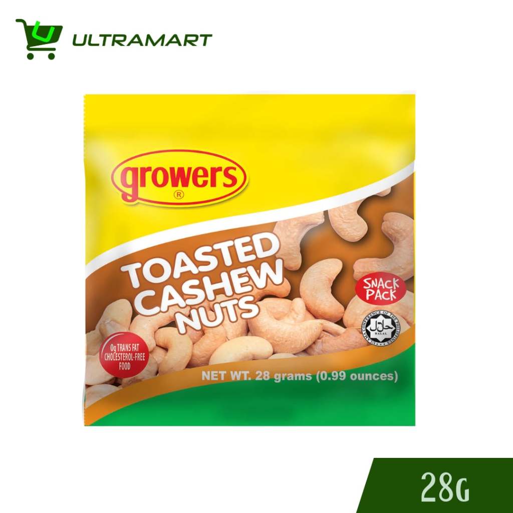 GROWERS TOASTED CASHEW NUTS 28G | Shopee Philippines