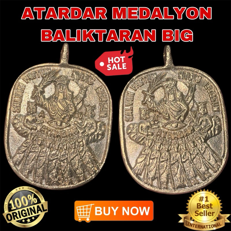 Atardar Big Medallion with Orasyon | Shopee Philippines