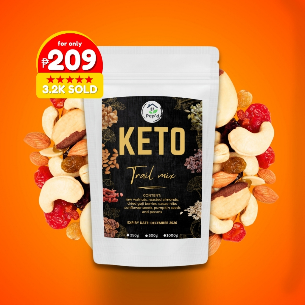 Keto Trail Mix - walnut, almonds, pecan, goji berries, sunflower ...
