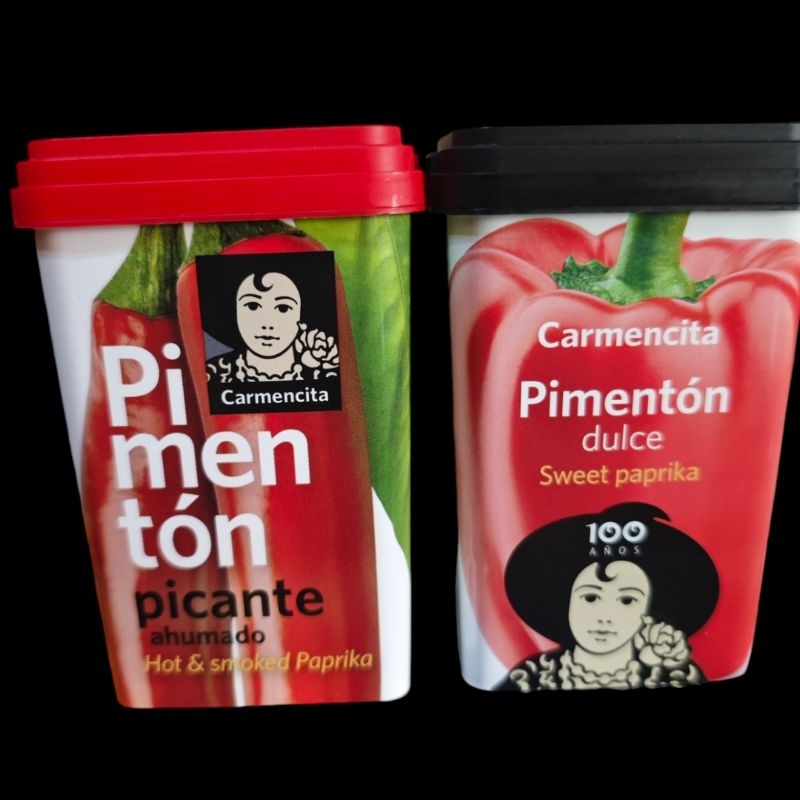 Carmencita Pimenton Smoked Dulce Sweet Paprika /Smoked Hot Paprika 75 ...