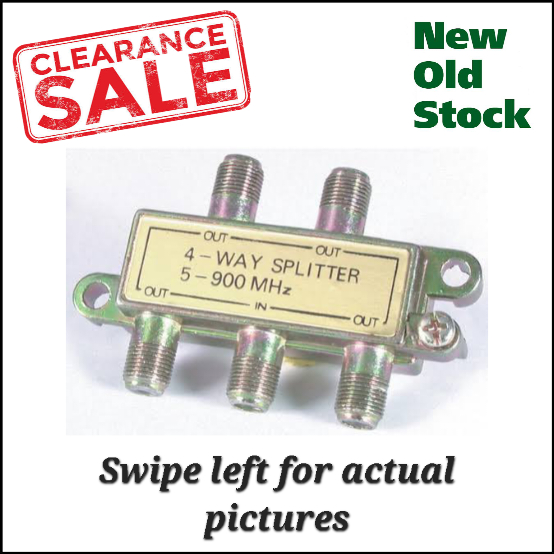 TV Television Cable Splitter Old Stock As Is | Shopee Philippines