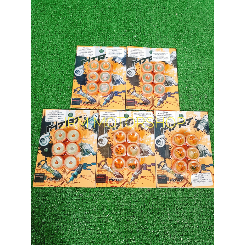 MTRT FLYBALL 6PCS SOLD FOR NMAX AEROX V1 V2 / MIO I 125 / GRAVIS / MIO ...