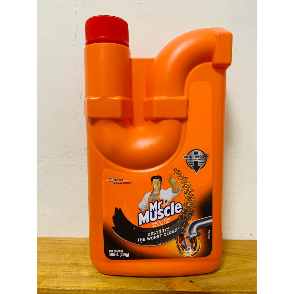 Mr. Muscle Sink & Drain Declogger 500 ml | Shopee Philippines