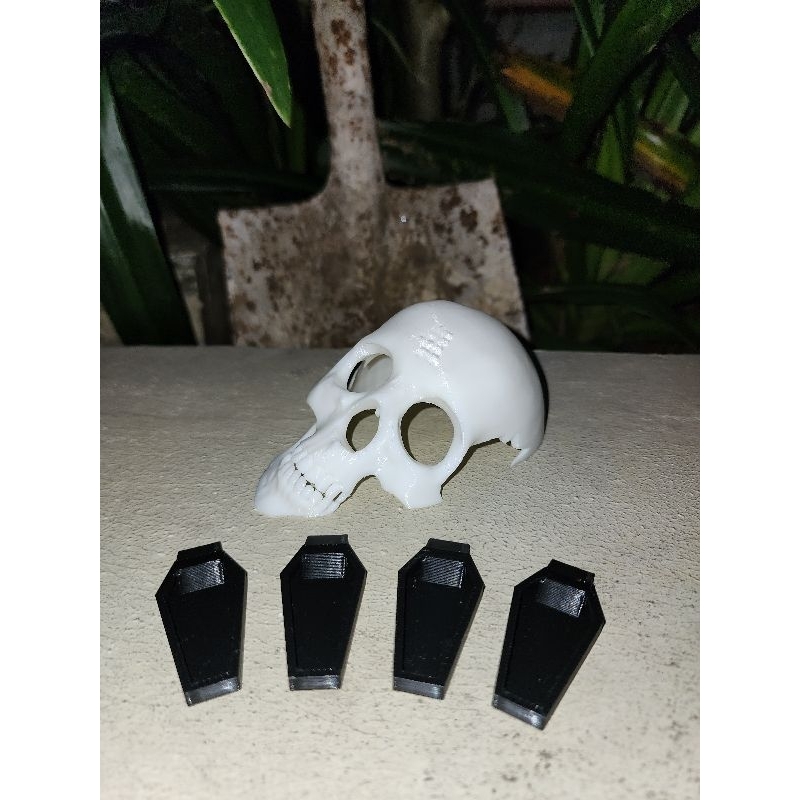 Skull hide for Tarantula, Scorpion, Centipede & Isopod Coffin Dish ...