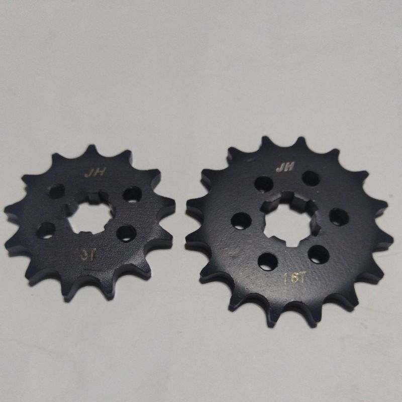 genuine engine sprocket universal for xrm/ct100/rouser135/tmx/vega/barako/rs100/hd3 (13t/16t ...