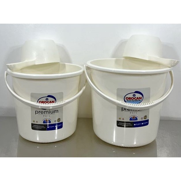 Orocan 6064/6063-P Premium Pail 16L(FREE DIPPER) | Shopee Philippines